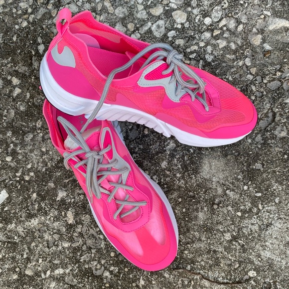 Fabletics | Shoes | Fabletics Neon Pink Mesh Sneakers | Poshmark